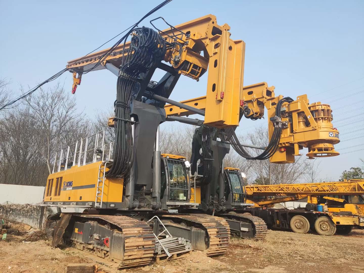 XCMG Used Rotary Drilling Rig XR220 With Interlock Kelly Bar