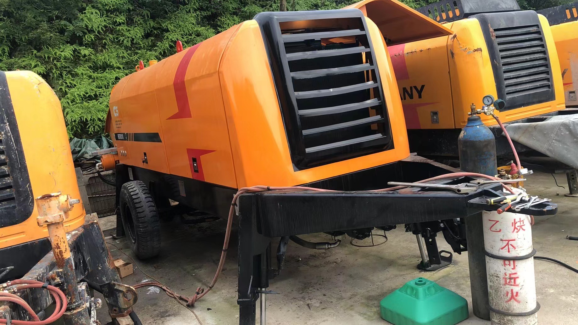 Refurbished Shacman Concrete Line Pump Trailer Control System PLC for ...